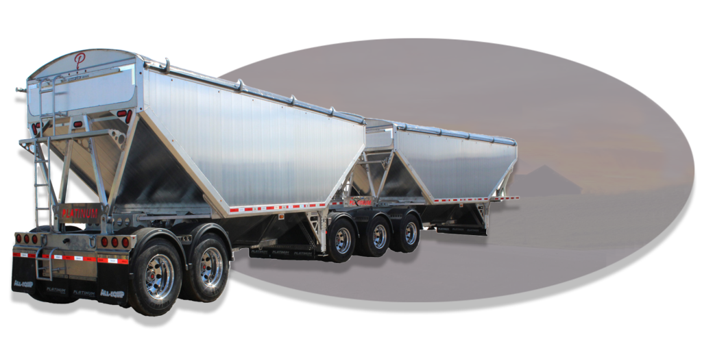 Platinum - Aluminum Super B Hopper trailer