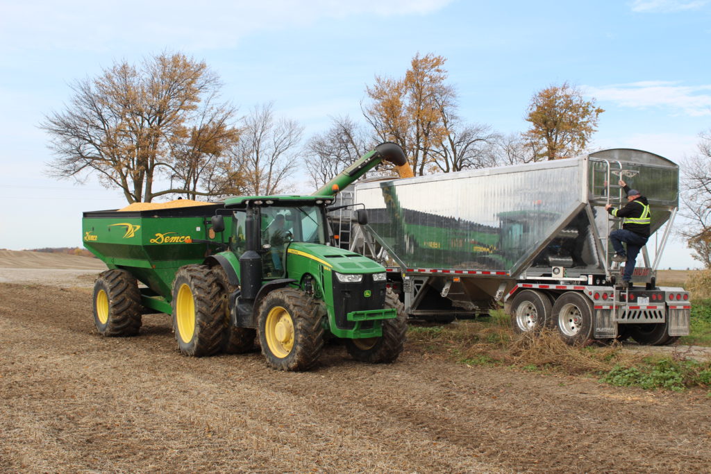 Platinum 7 Axle B train Aluminum hopper trailer - Platinum